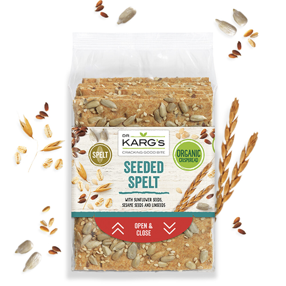 Organic Crispbread Seeded Spelt | Buy Grocery Online | Little Valley ...