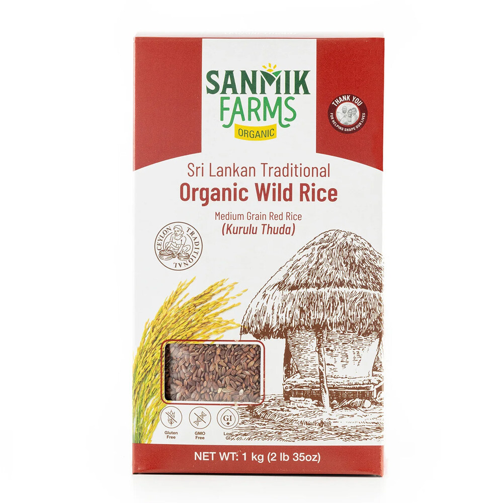 Org. Wild Rice Medium Grain Red Kuruluthuda | Buy Grocery Online ...