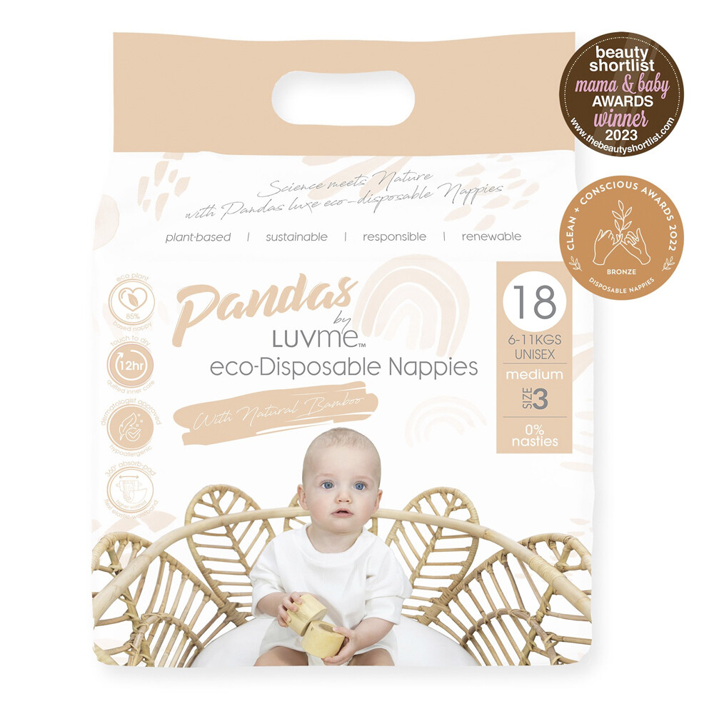 Pandas By Luvme Medium 6-11kg Size 3 Nappy | Buy Grocery Online ...